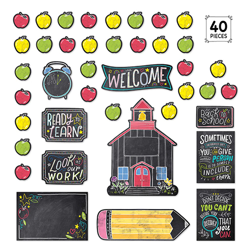 Chalk it Up! School Time Fun Bulletin Board - KidDu Toys & Crafts